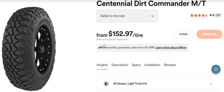 Continental Centennial Dirt Commander Mud Review